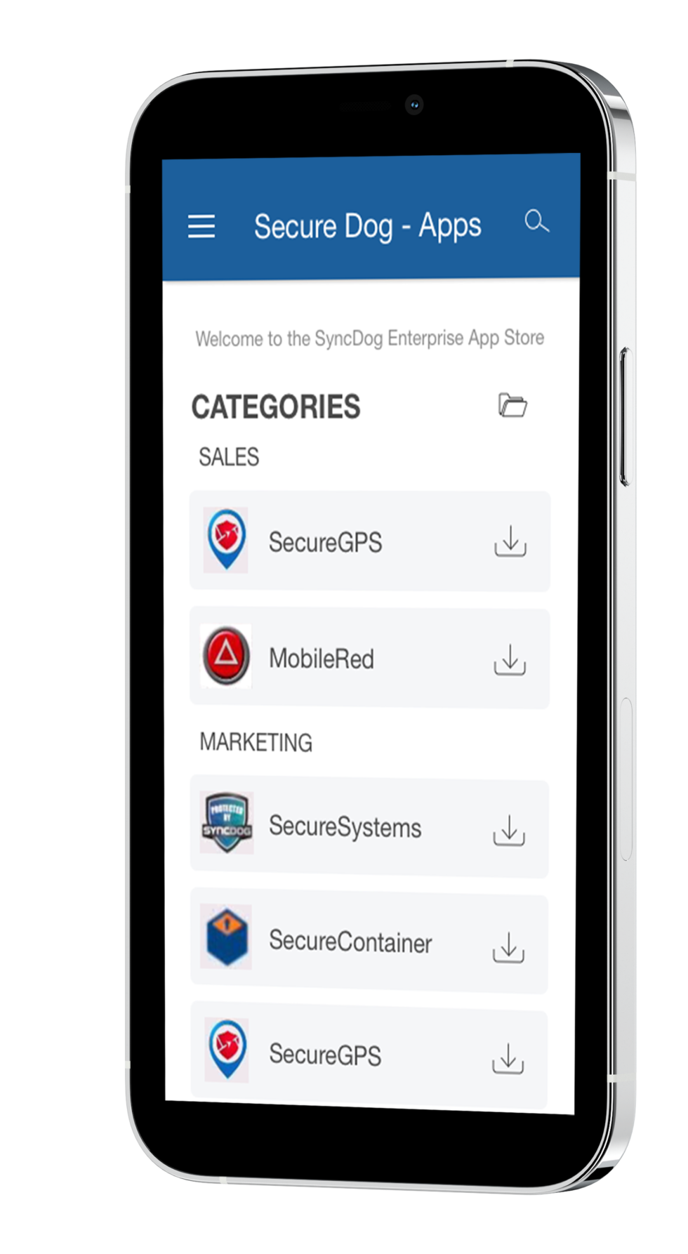 Private App Store - SyncDog