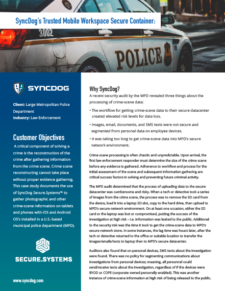 Collateral Downloads - SyncDog Mobile Security